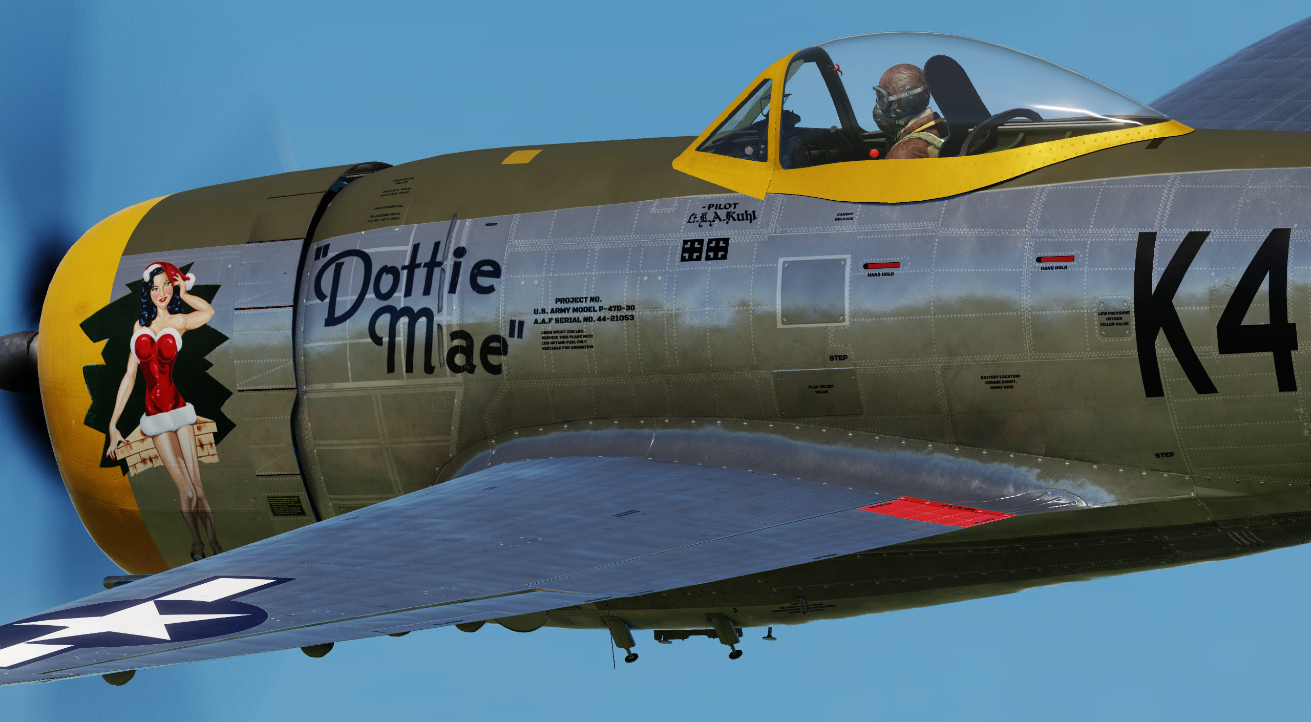 Flying legends P-47 "Dottie Mae"